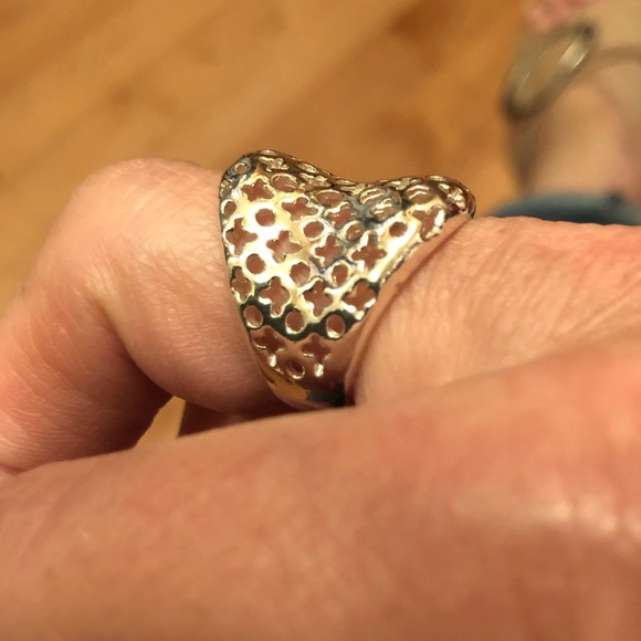 Jewelry | Sterling Silver Cutout Design Ring | Poshmark